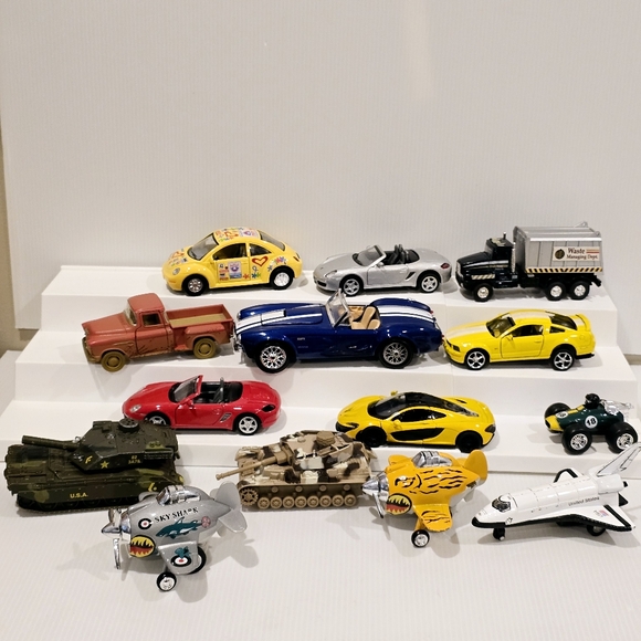 Toys | Pull Back Diecast Toy Car And Plane Set | Poshmark